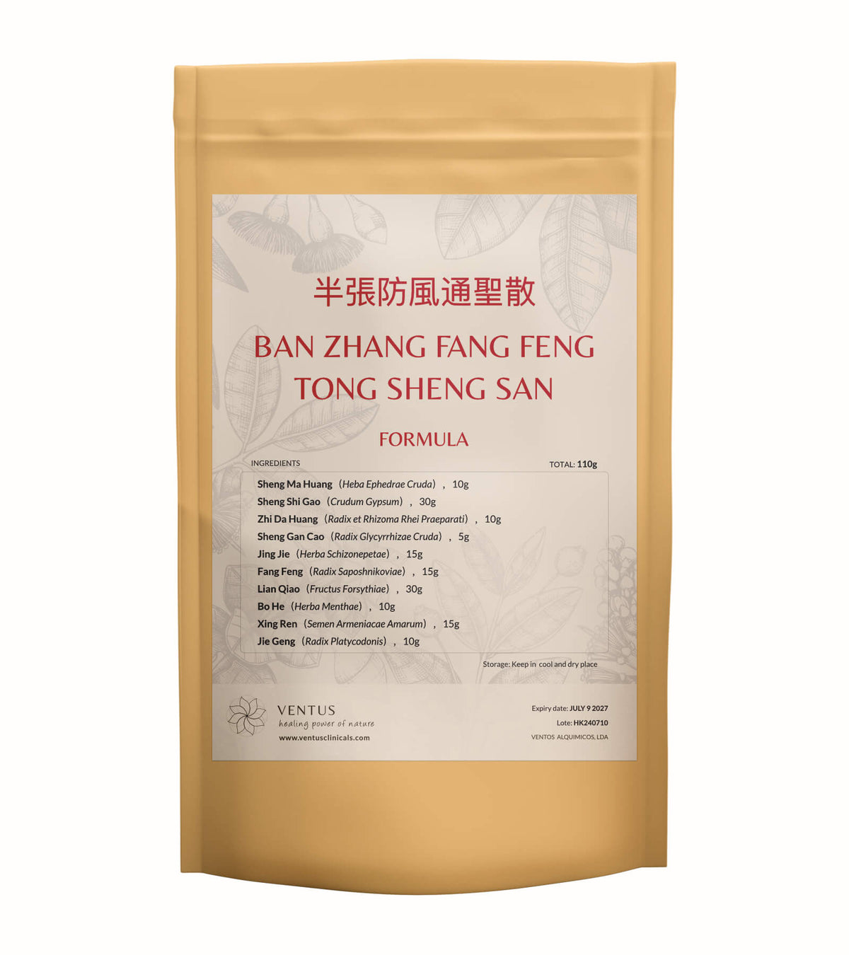 BAN ZHANG FANG FENG TONG SHENG SAN – VentusClinicals