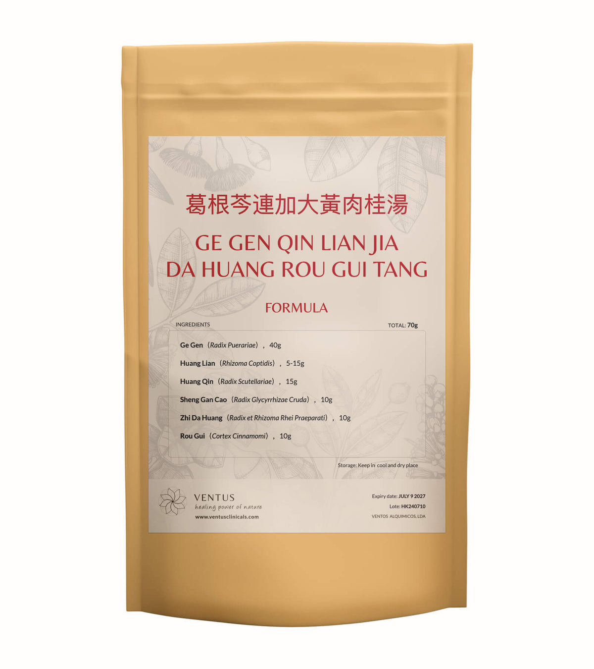 GE GEN QIN LIAN JIA DA HUANG ROU GUI TANG – VentusClinicals